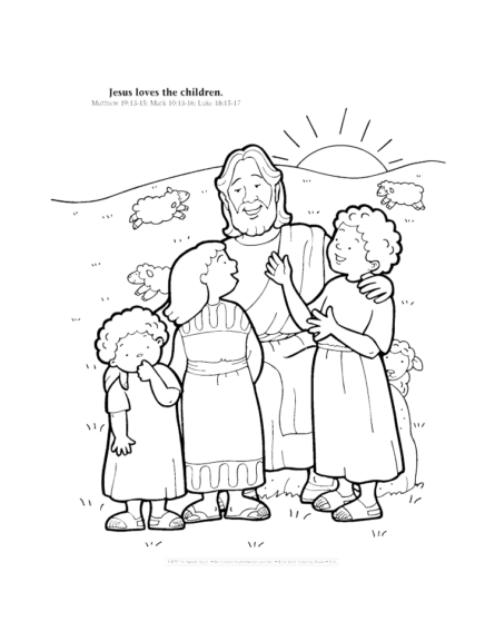 52 FREE Bible Coloring Pages for Kids from Popular Stories