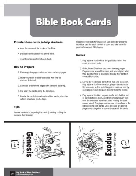 Simple Ways for Kids to Learn the Books of the Bible